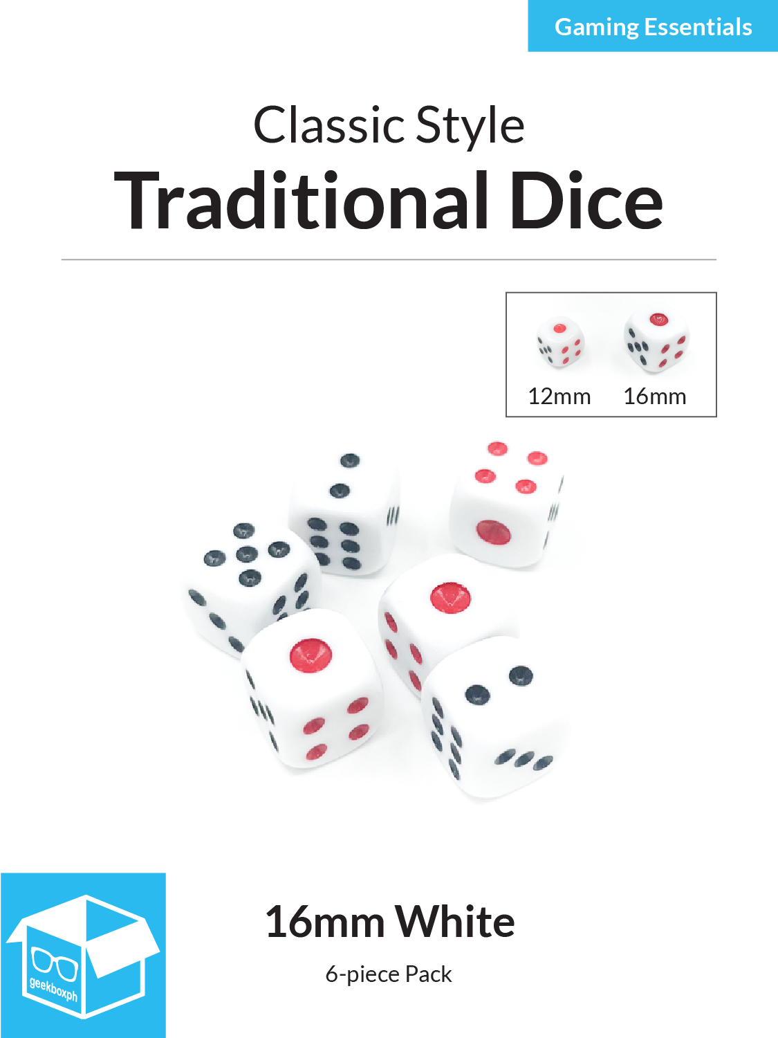Traditional Style Dice for Mooncake Dice Game