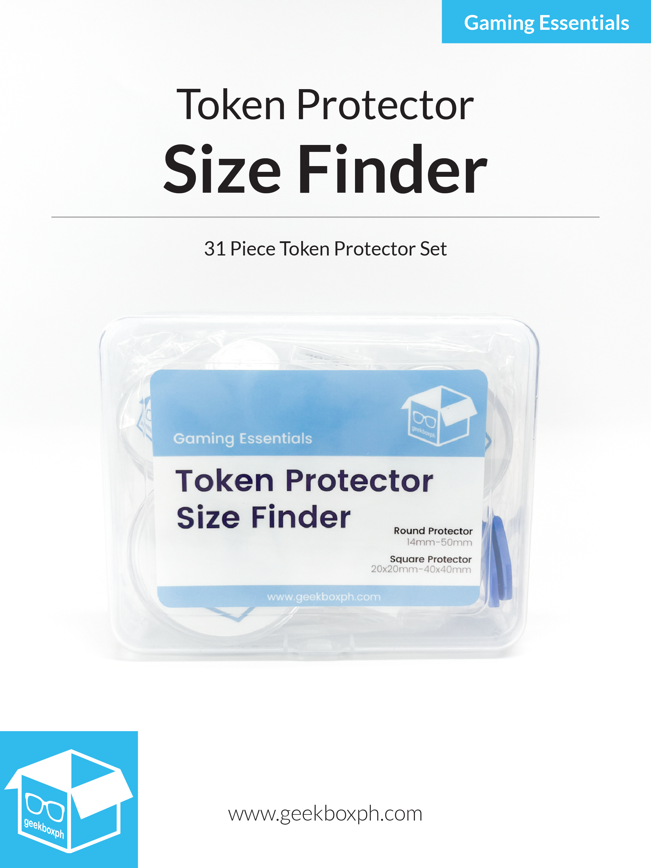 GBP Token Protector Size Finder Philippines - GeekBox.PH