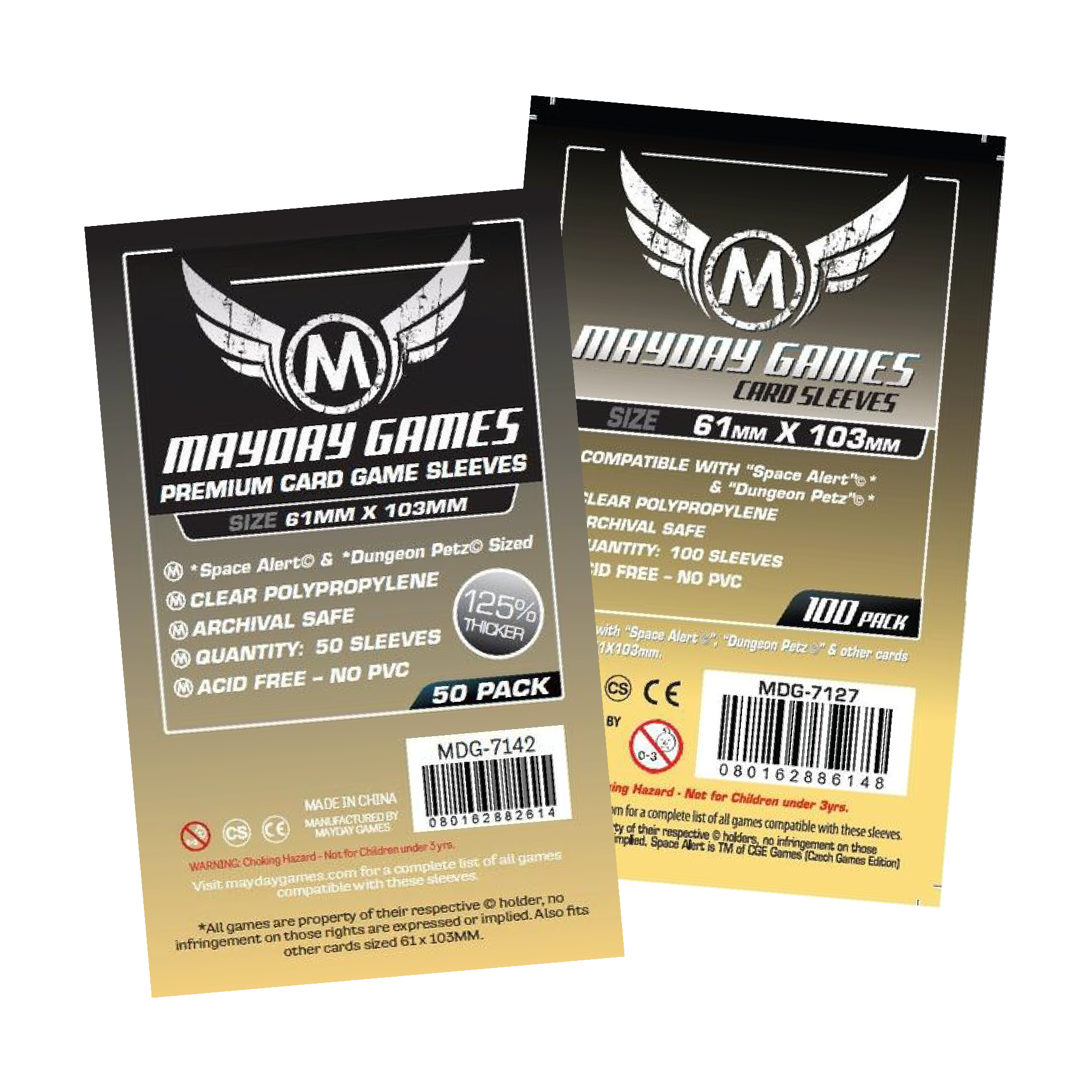 Mayday Space Alert Game Sleeves 61x103mm Philippines - GeekBox.PH